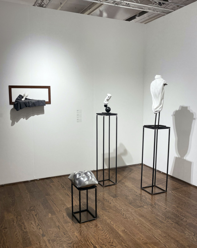 Lietuvių skulptoriaus Mindaugo Junčio pristatymas Niujorko meno mugėje ...